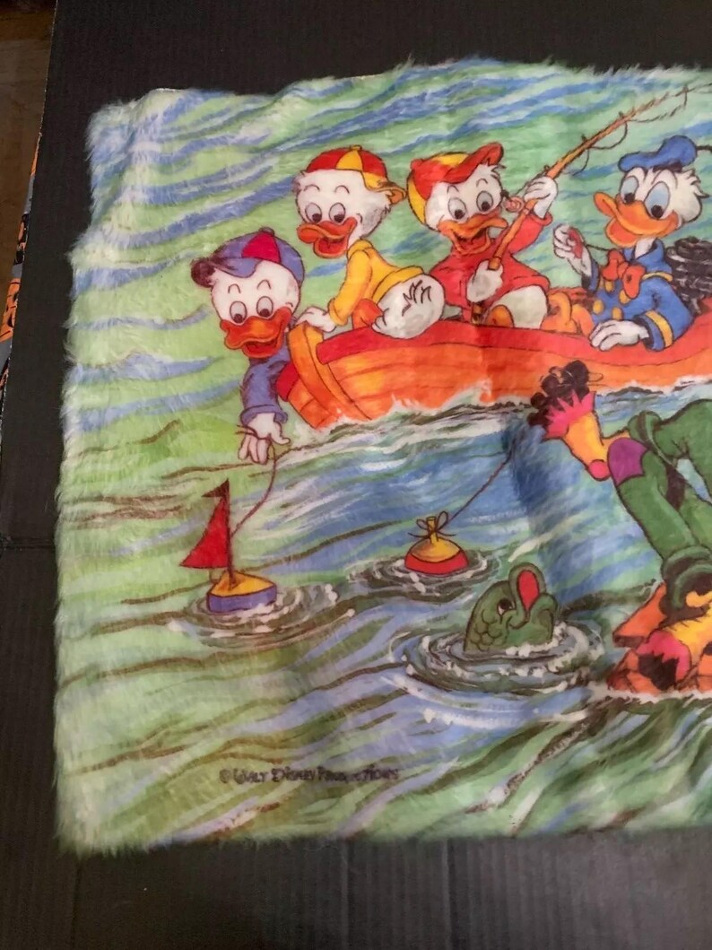 Vintage 1960's Walt Disney Productions Mickey Mouse Donald Goofy Mat ...