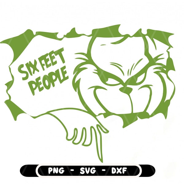 Grinch Foot Print - Etsy