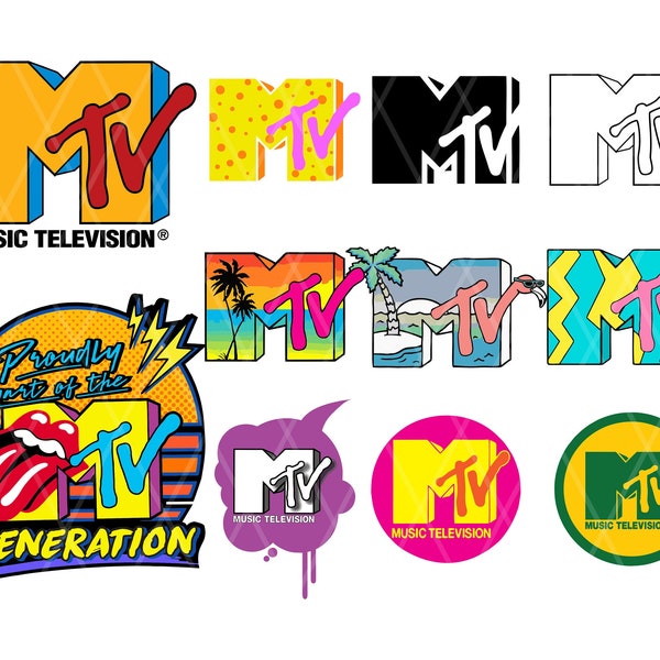Mtv Logo Svg - Etsy