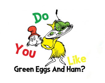 Cat in the Hat Svg, Eggs and Ham Svg, Cute Cat in the Hat Svg, Teacher ...