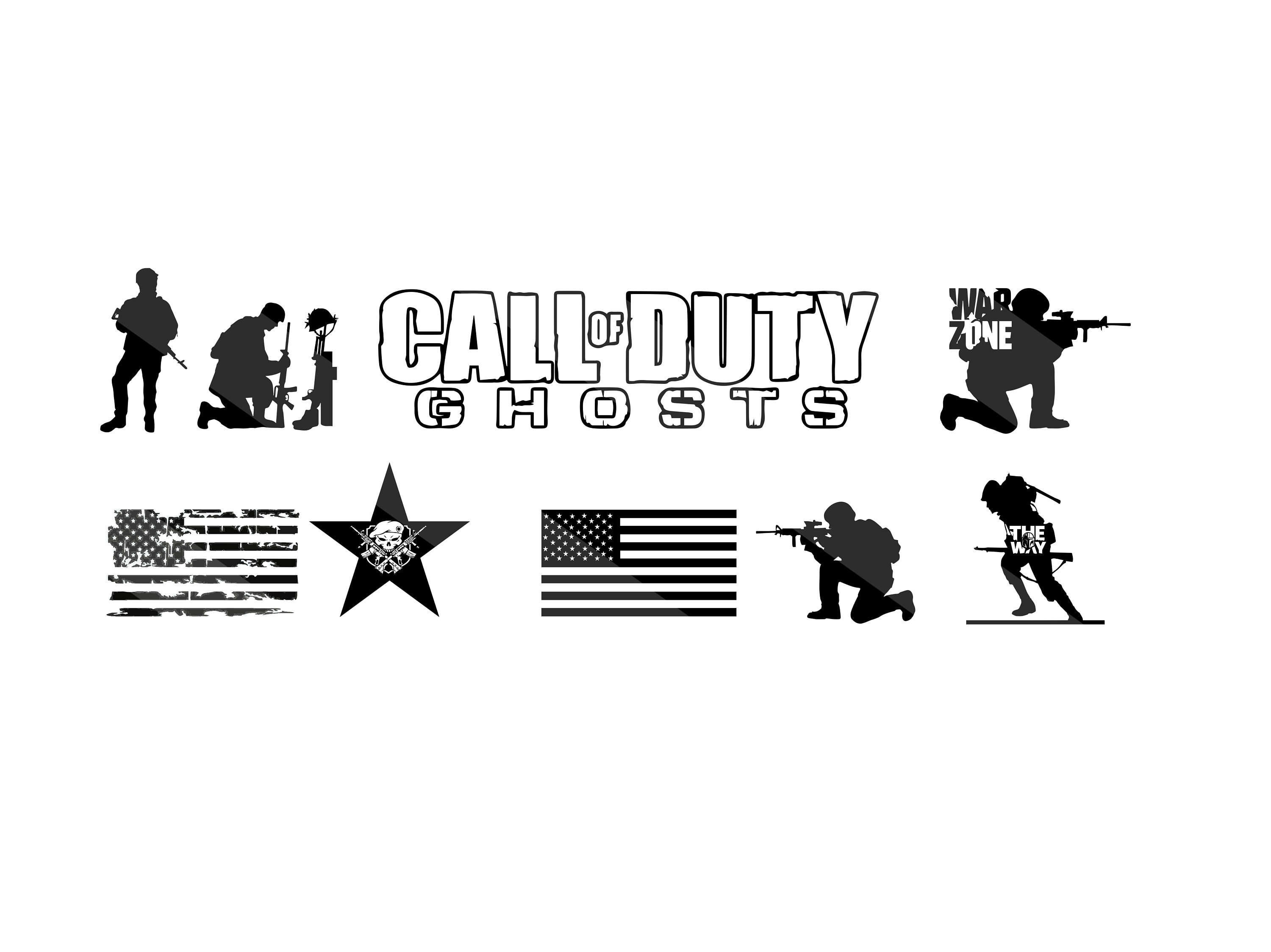 Paquete Call Of Duty Svg COD Svg warzone Svg Modern Warfare - Etsy México