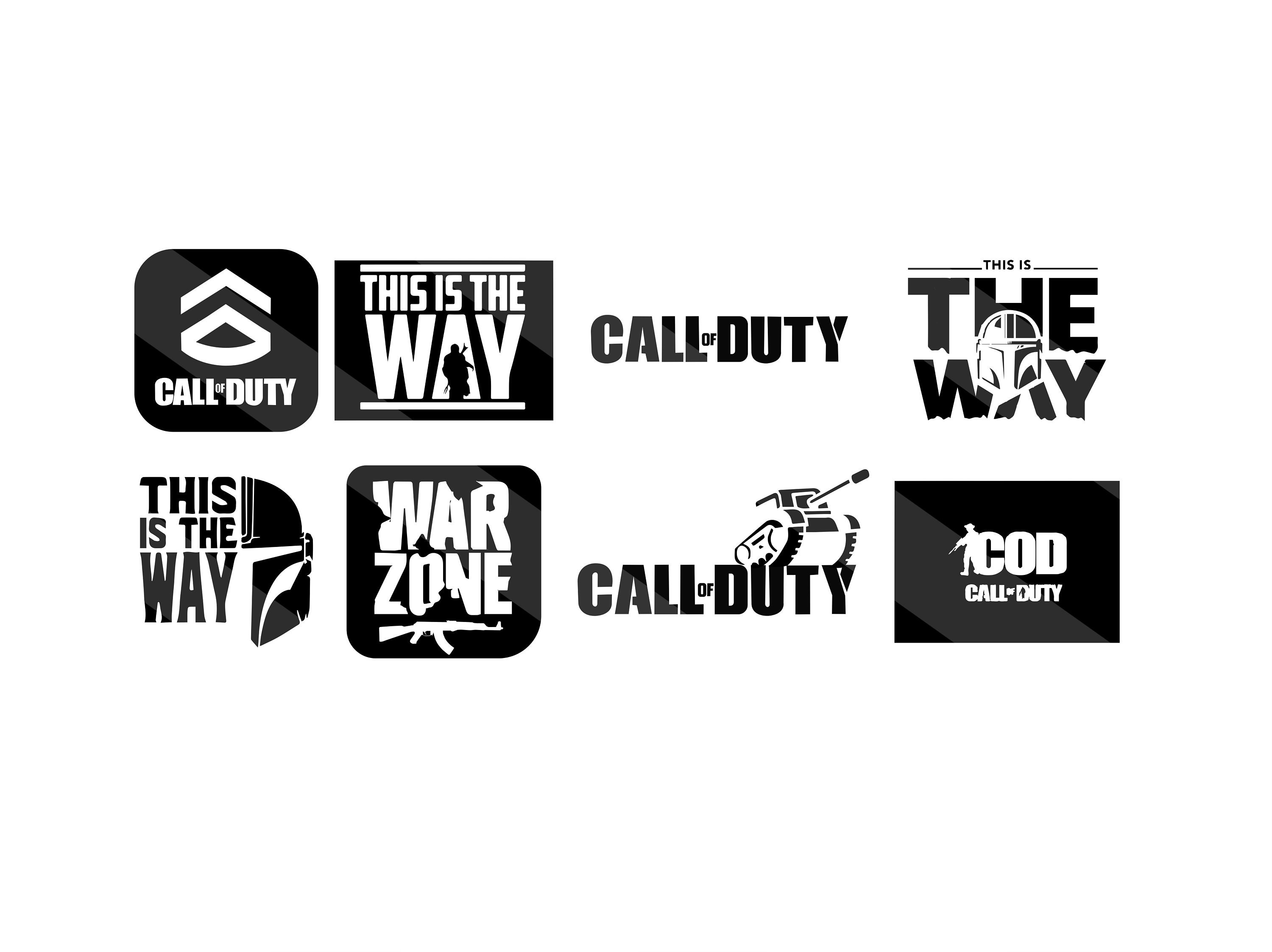 Paquete Call Of Duty Svg COD Svg warzone Svg Modern Warfare - Etsy México