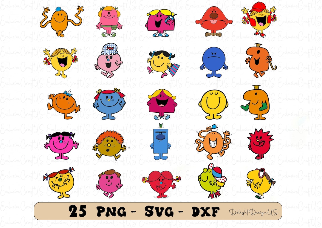 New Little Miss Svg Bundle Funny Cartoon Joke Gift Funny - Etsy