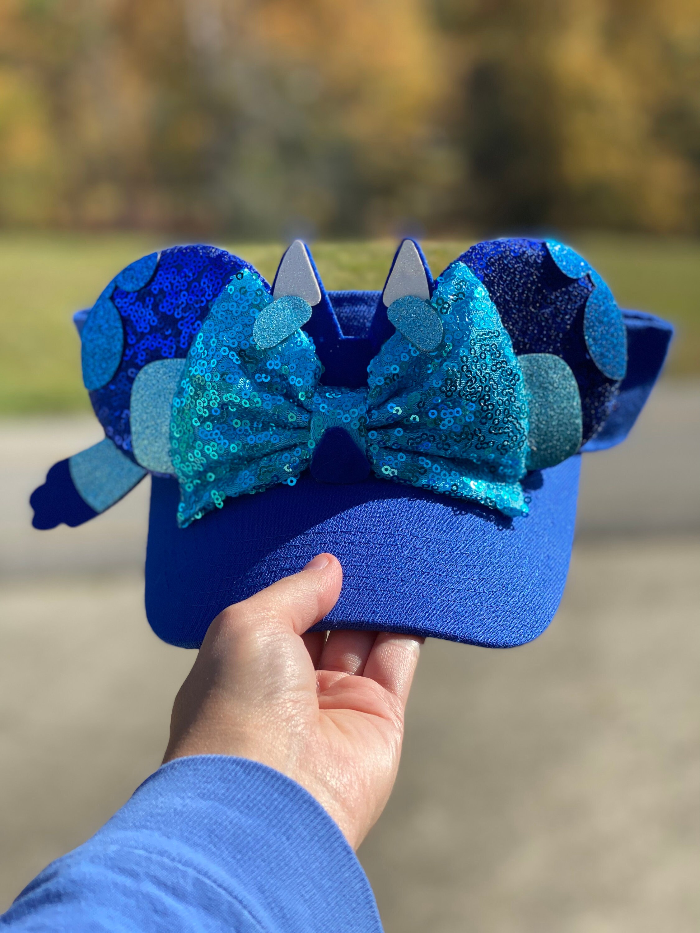 Bluey Inspired Visor With Ears - Etsy