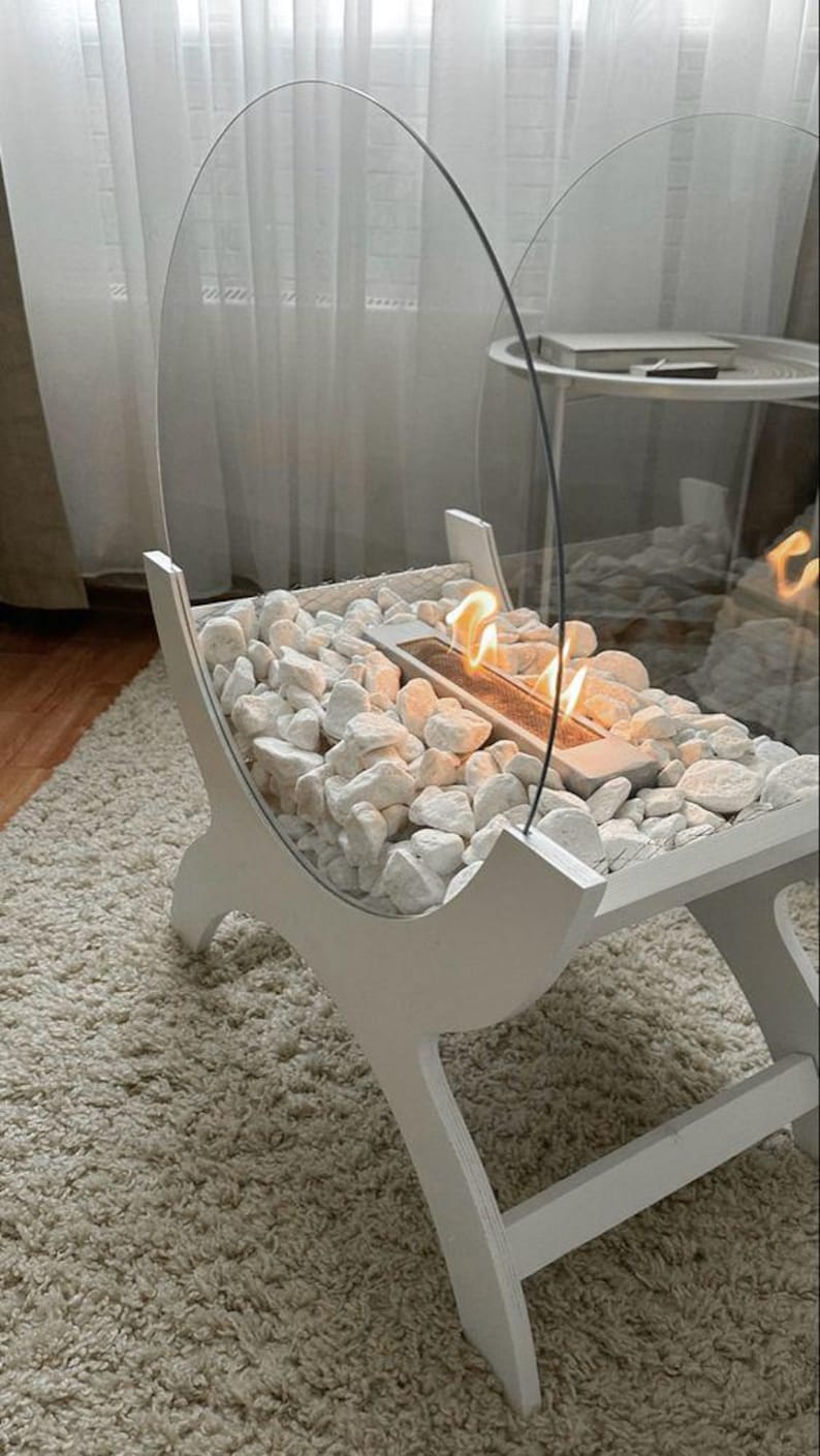 Tabletop Bioethanol Fireplace Portable Fire Pit Tabletop Bioethanol ...