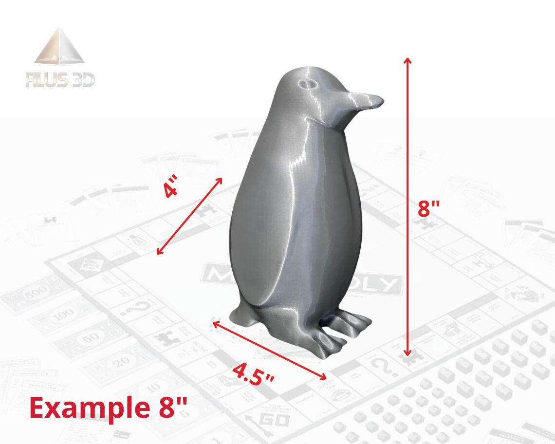 Exclusive Monopoly Style Giant 8" Penguin Token – Unique Board Game ...
