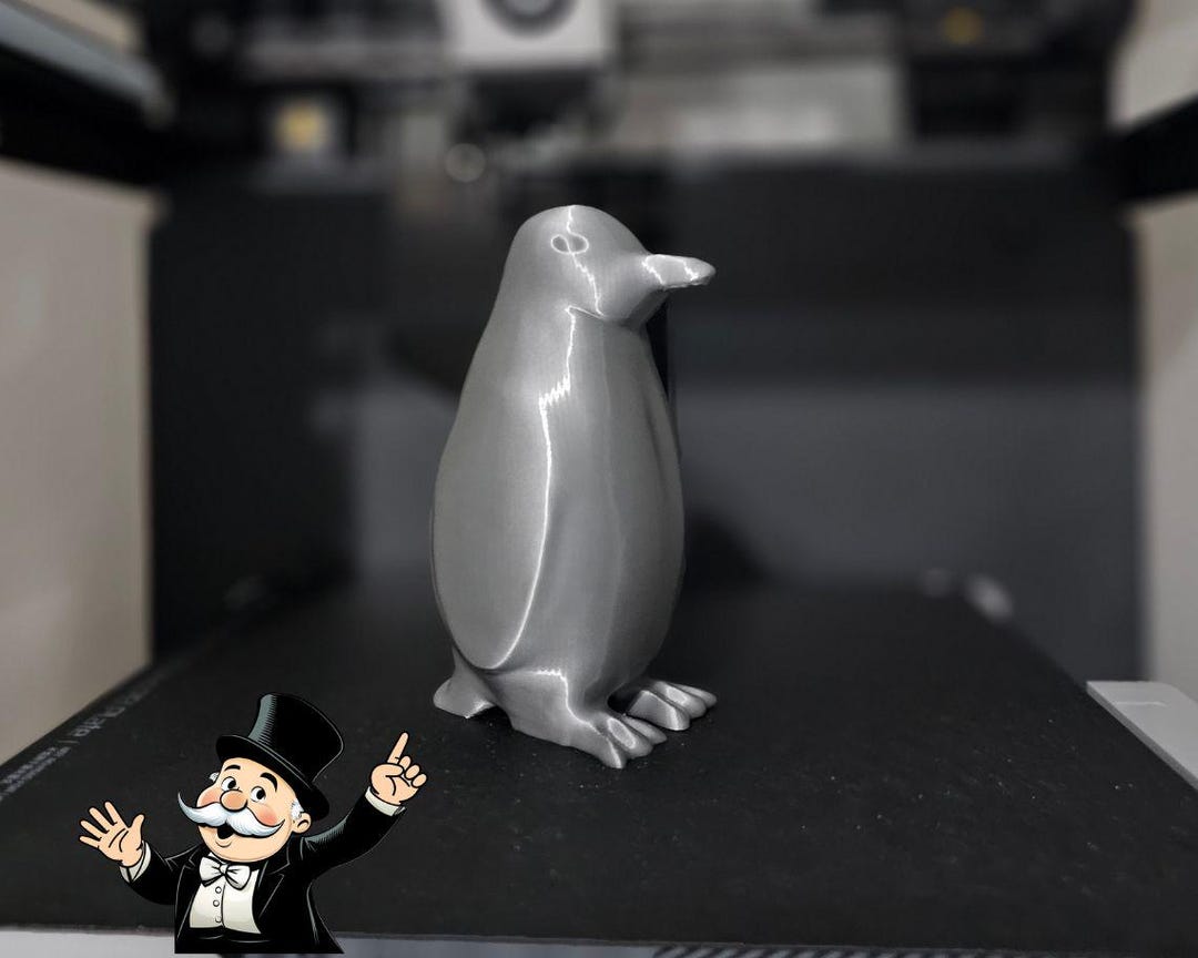 Exclusive Monopoly Style Giant 8" Penguin Token – Unique Board Game ...