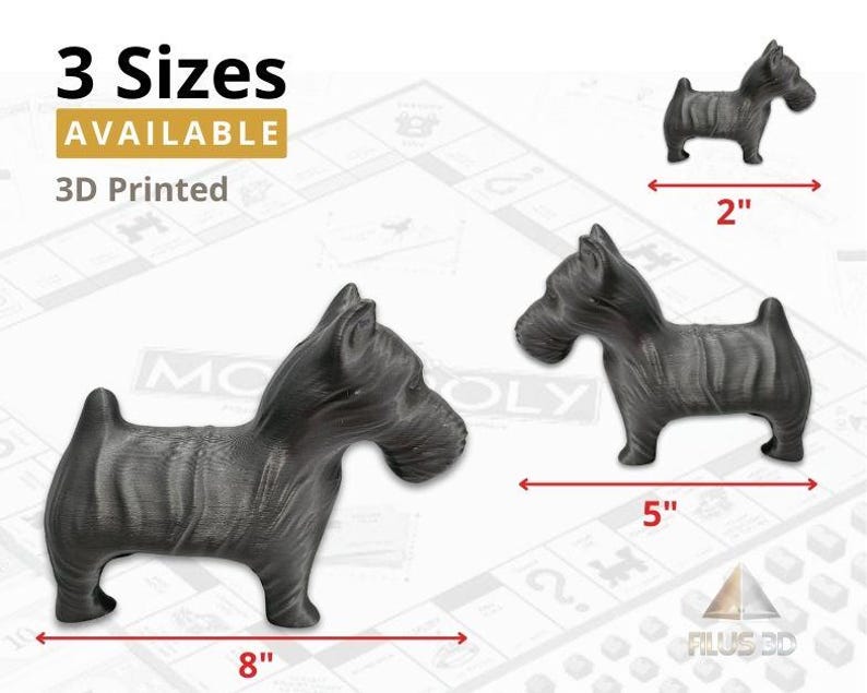 Bring Joy to Your Game Room With Our Exclusive Monopoly Style Dog Token ...