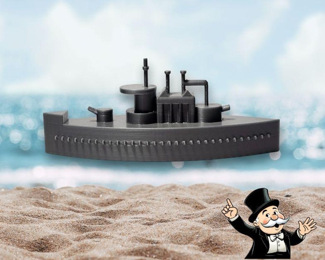 Set Sail in Style With Our Monopoly Style Ship Token – Perfect for Game ...