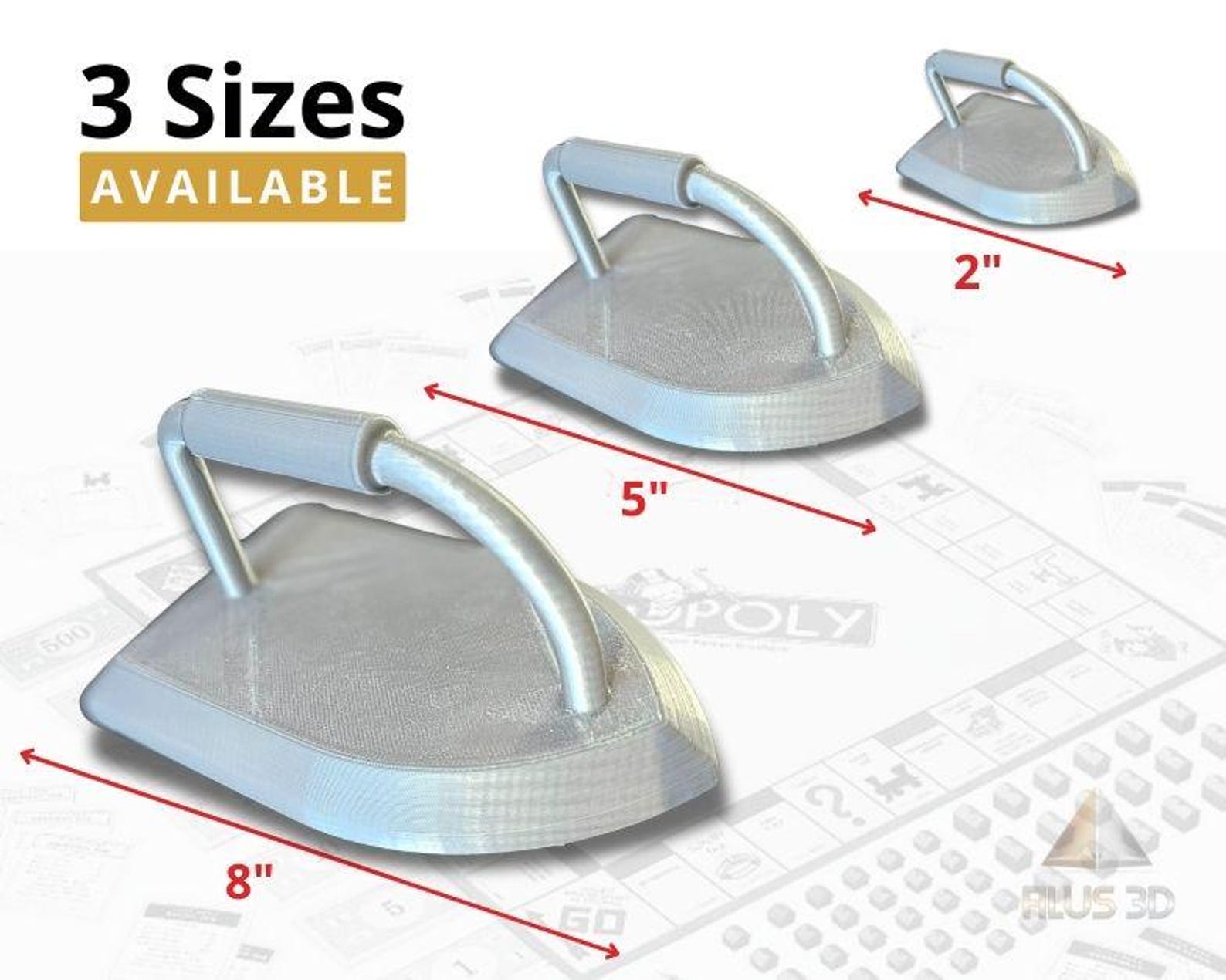 Boost Your Game Room With Our Massive Monopoly Style Iron Token ...