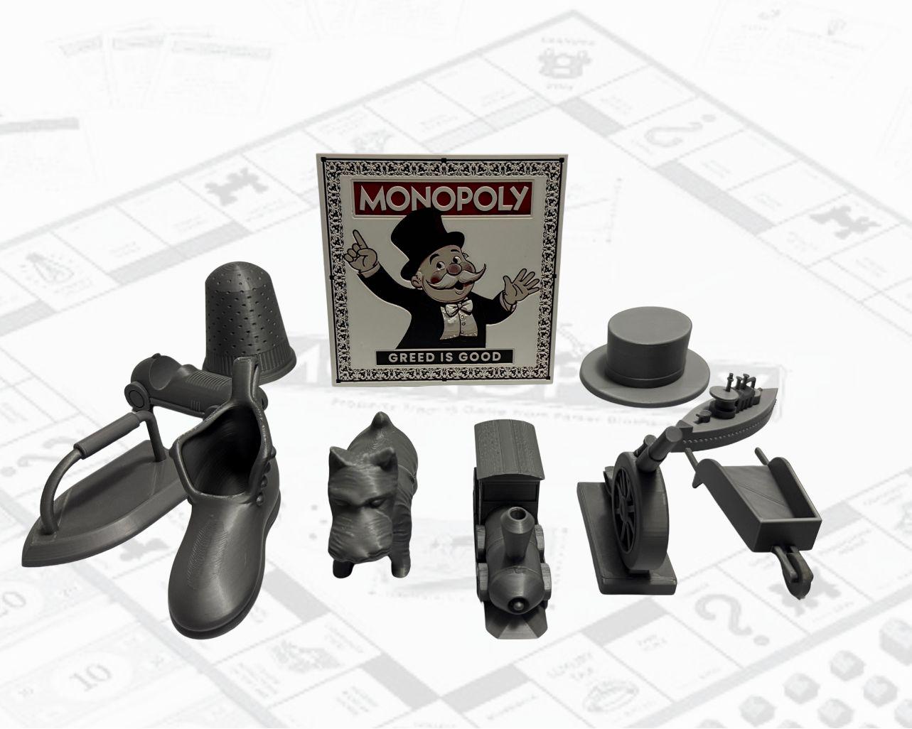 Monopoly Man 3D Filament Painting – Hueforge Technique – Unique Wall ...