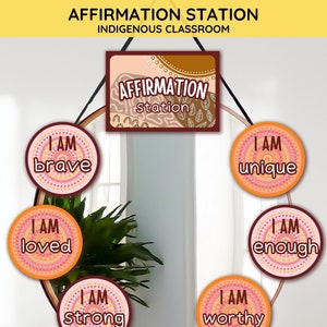 Indigenous Classroom Affirmation Station Aborginal Classroom Decor ...