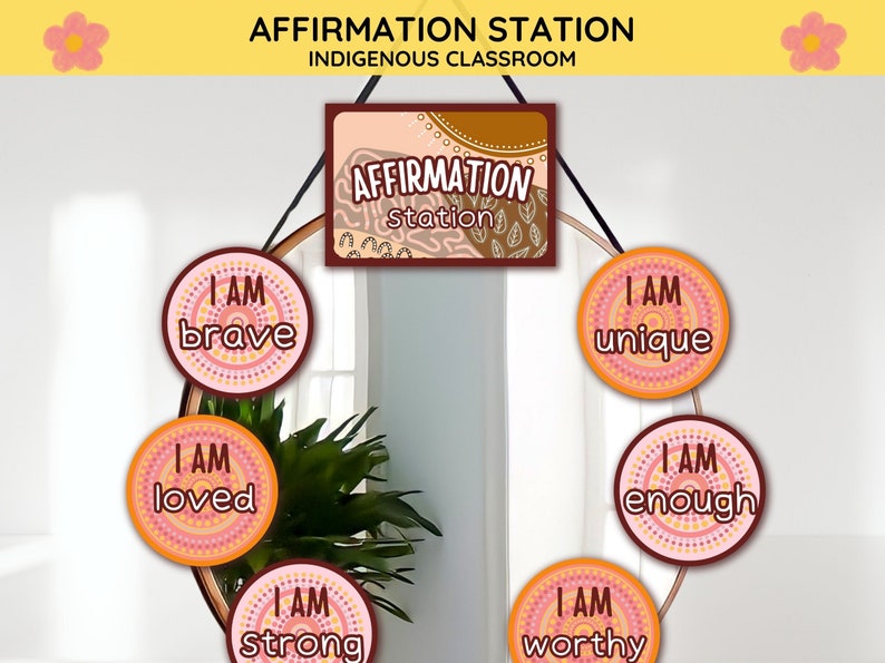 Indigenous Classroom Affirmation Station Decor (printable, Editable) - Etsy