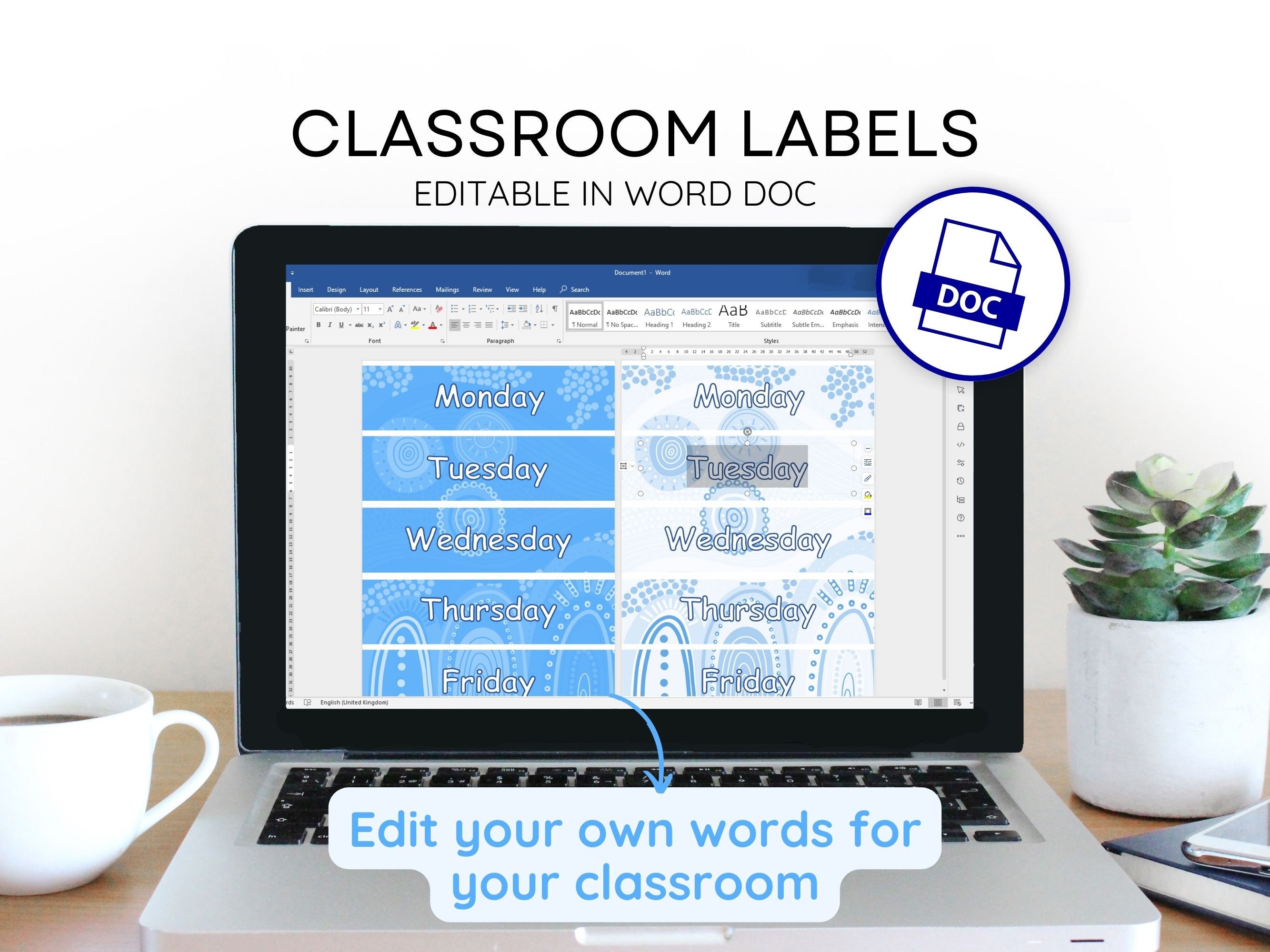 Indigenous Classroom Decor BUNDLE | Alphabets Word Wall + Numbers ...