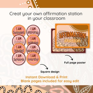 Indigenous Classroom Affirmation Station Aborginal Classroom Decor ...