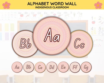 Indigenous Alphabet Word Wall Alphabet Learning Indigenous Classroom ...