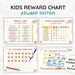 Editable Kids Reward Chart How to Earn Money Chore Chart for Kids ...