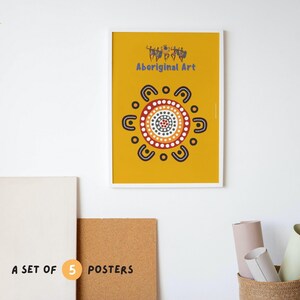 Indigenous Australian Aboriginal Symbol Poster Classroom Display Dot ...