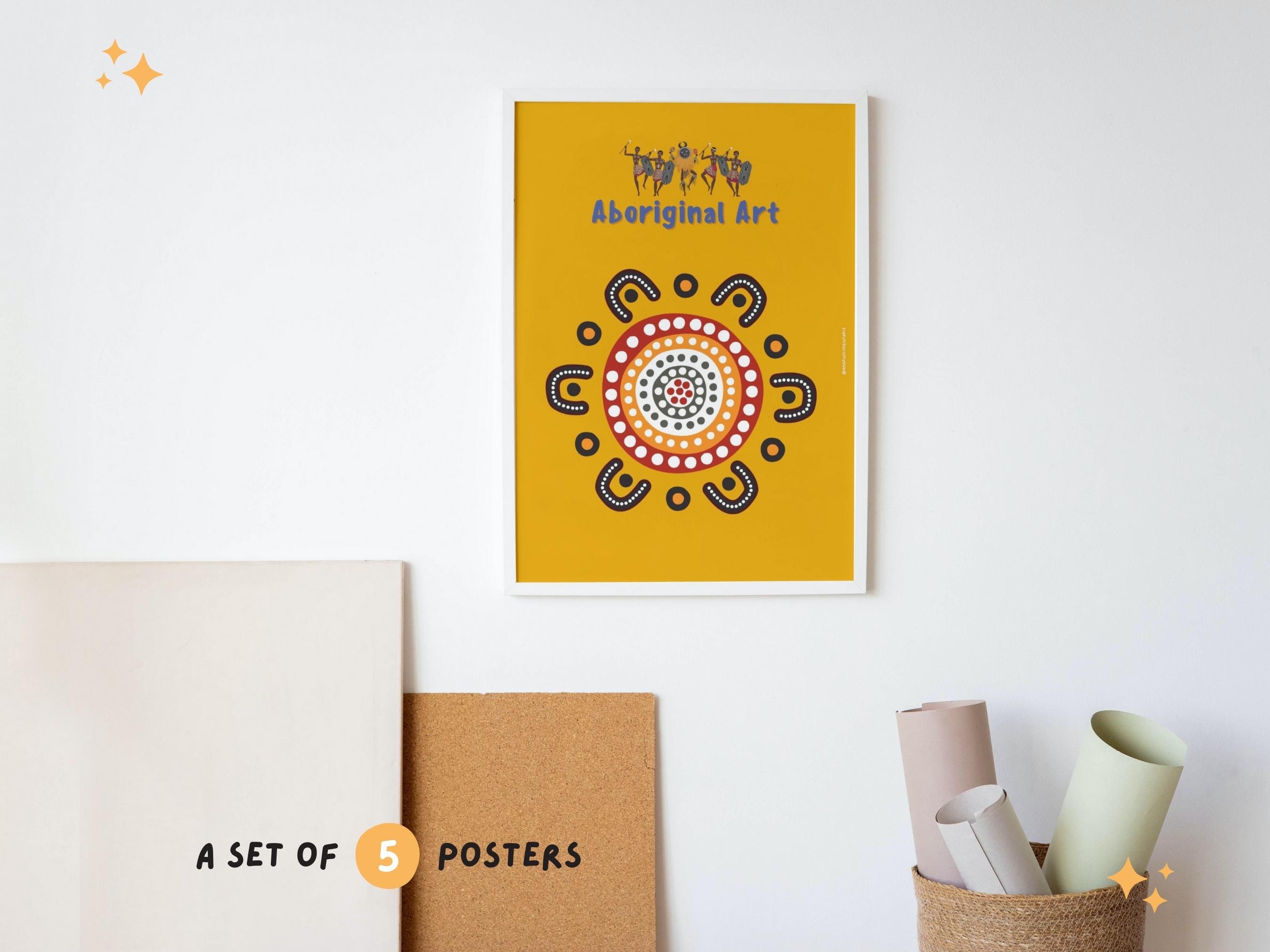 Indigenous Australian Aboriginal Symbol Poster Classroom Display Dot ...