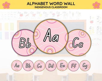 Indigenous Alphabet Word Wall Alphabet Learning Indigenous Classroom ...