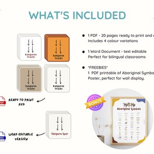 Aboriginal Symbol Flashcards, Multicultural Learning (digital Download ...