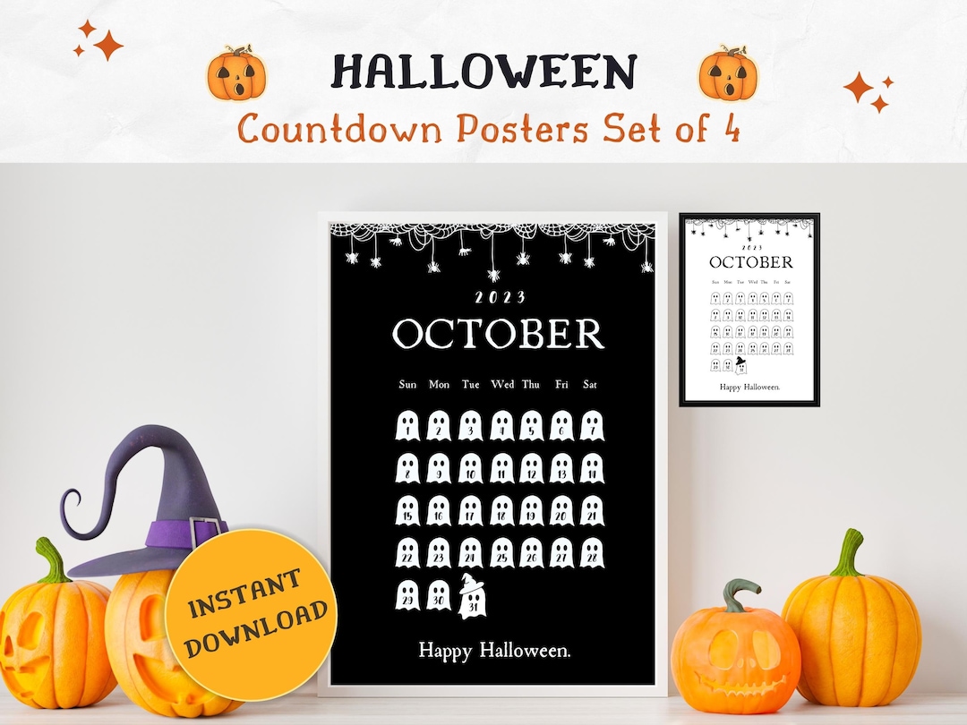 Halloween Countdown, Fall Decorations, Halloween Decor Classroom ...