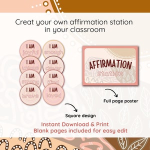 Indigenous Classroom Affirmation Station Aborginal Classroom Decor ...