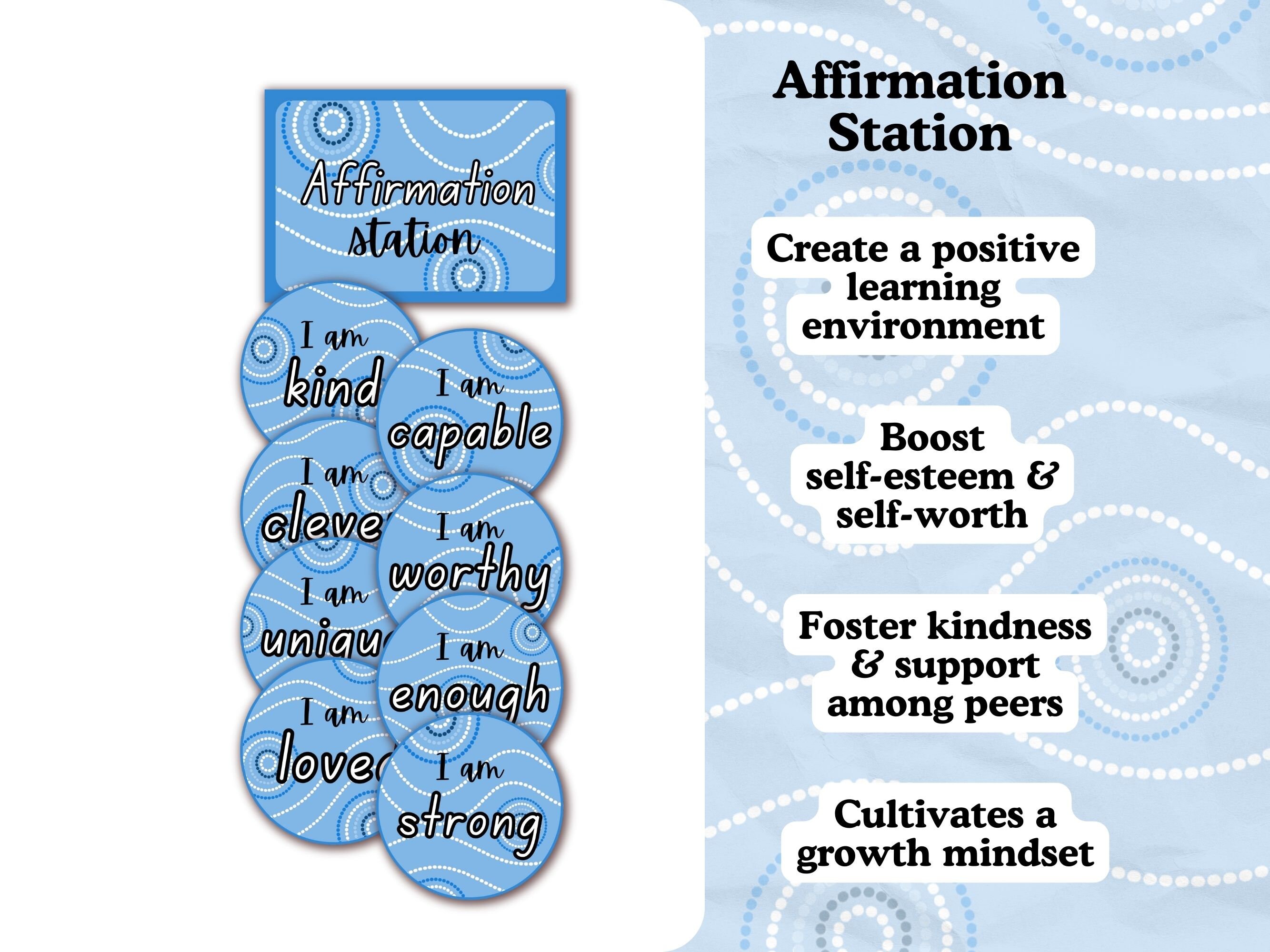 Indigenous Classroom Affirmation Station Decor (printable, Editable) - Etsy