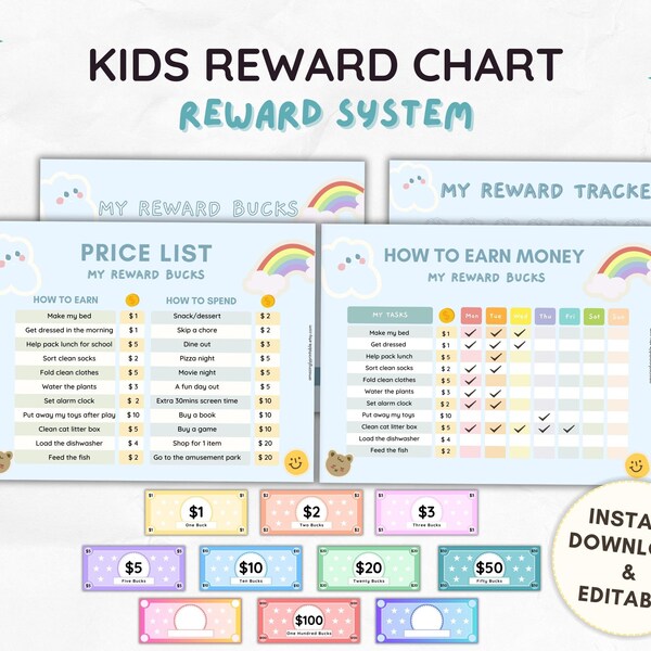 Money Chart for Classroom - Etsy