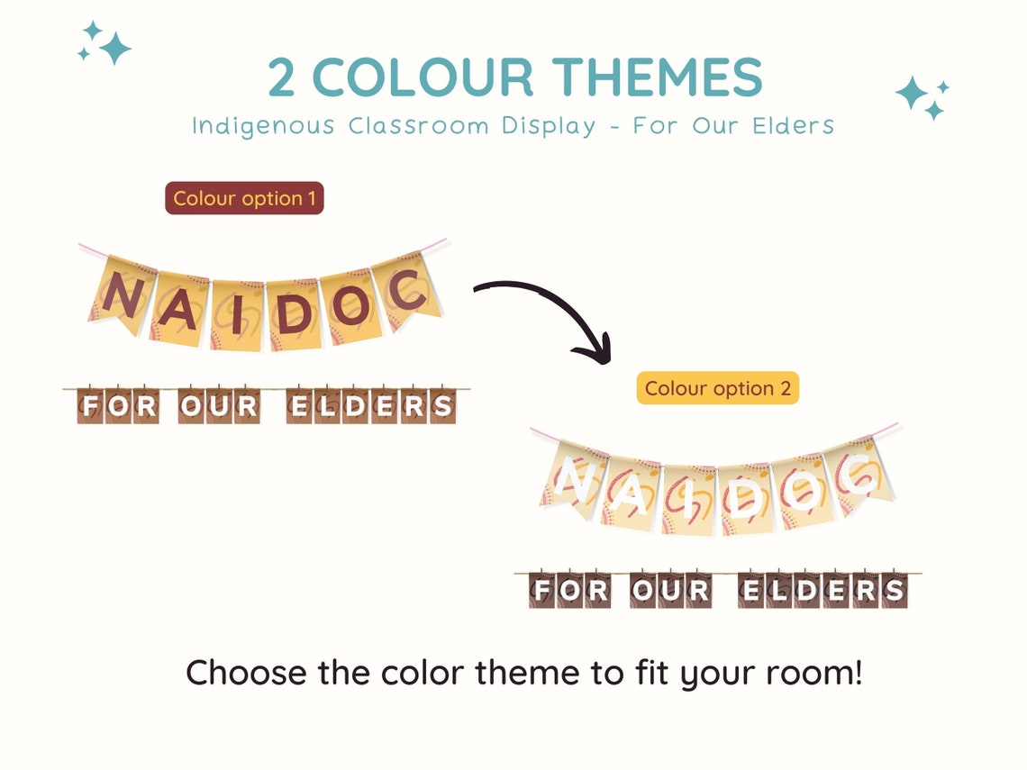 NAIDOC Week Bunting for Our Elders Aboriginal Art Indigenous Education ...