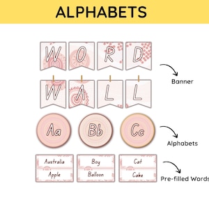 Indigenous Classroom Decor BUNDLE | Alphabets Word Wall + Numbers ...