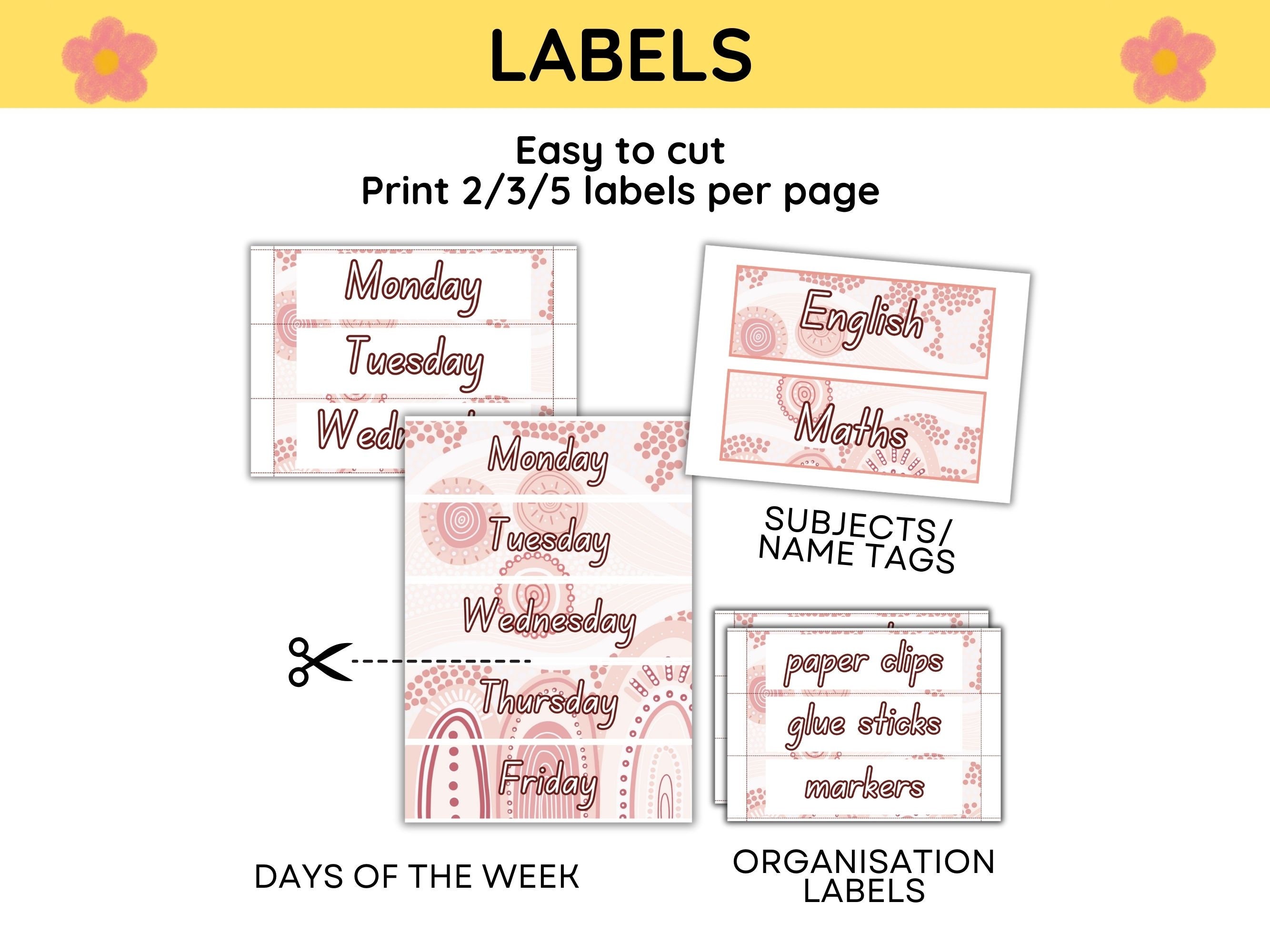 Indigenous Classroom Decor Bundle | Alphabet, Numbers, Labels (editable ...