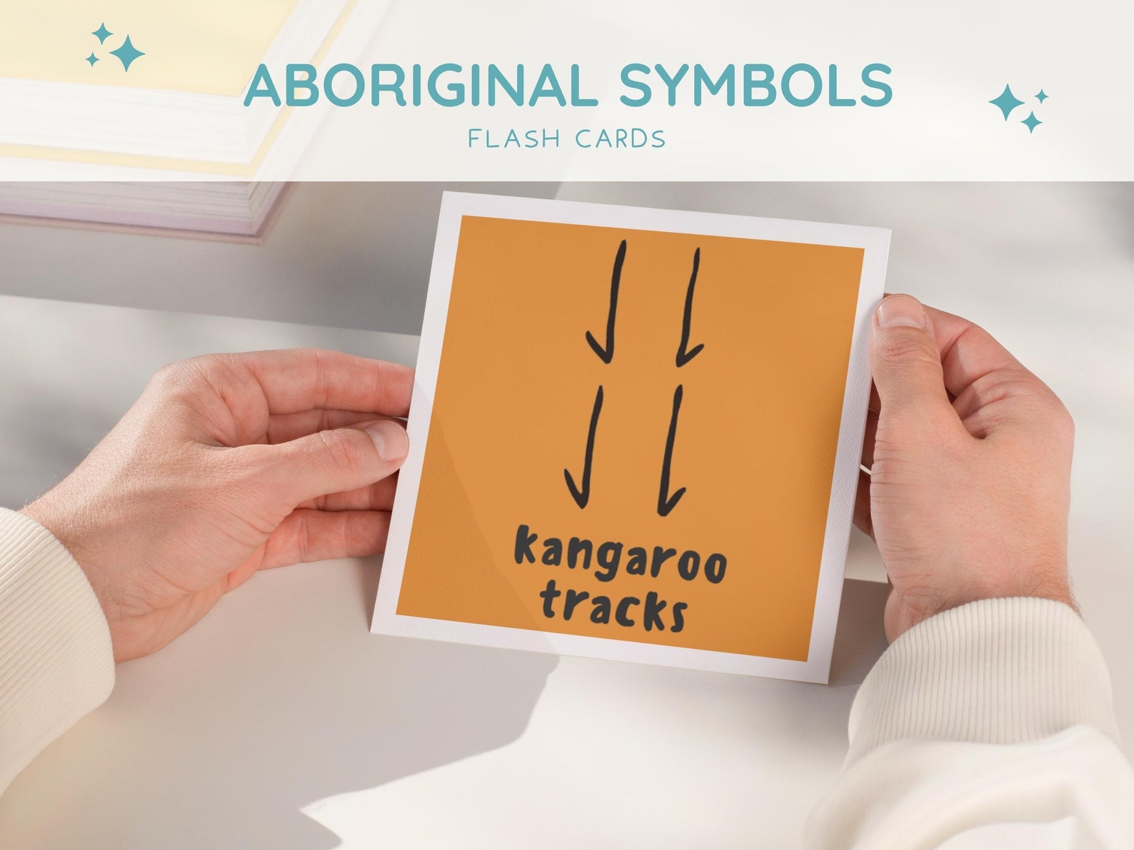 Indigenous Australian Aboriginal Symbol Flashcards Flash Cards ...