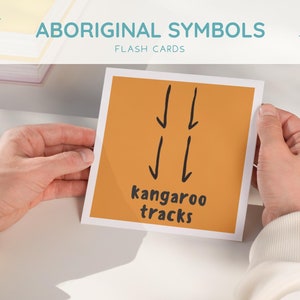 Indigenous Australian Aboriginal Symbol Flashcards Flash Cards ...