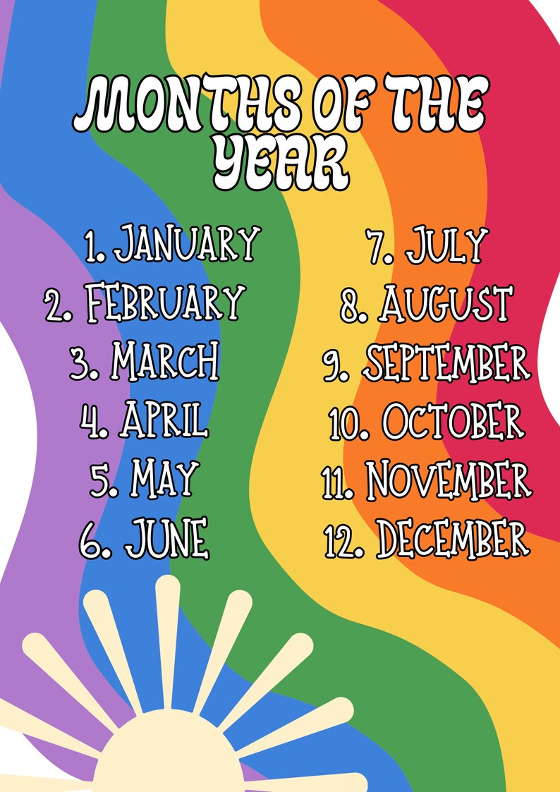 Groovy Educational Printables - Etsy