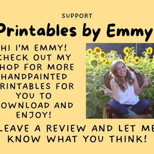 Printable A9 Greeting Card Hand-painted Orange Slice Printable Card for ...