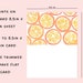 Printable A9 Greeting Card Hand-painted Orange Slice Printable Card for ...