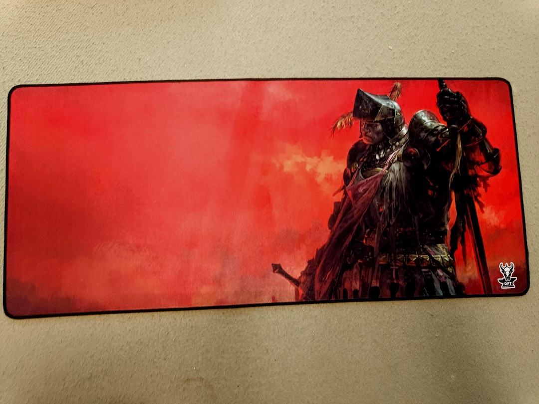 Blood Warrior - Mousepad, Deskmat, Playmat, LCG, TCG - 80x35 Cm - Etsy