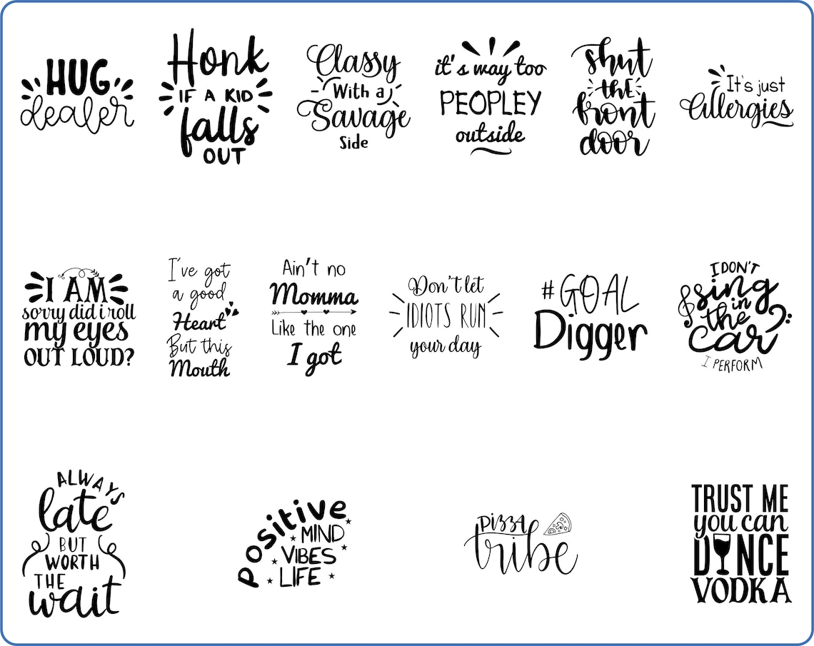 64 Funny Quotes SVG Bundle, Funny Sayings Svg, Sassy Svg, Sarcastic Svg ...