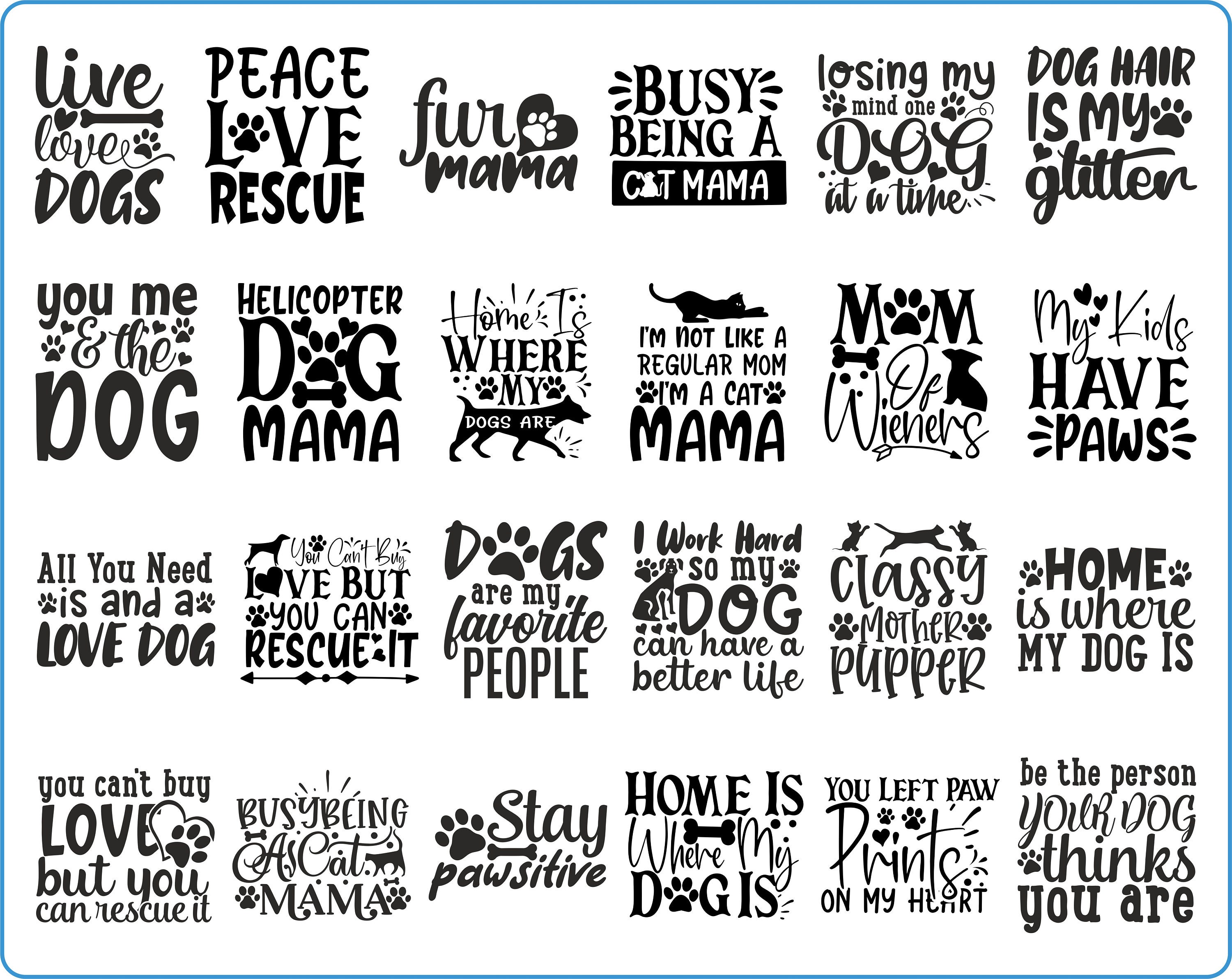 48 Pet Animal Quotes SVG Bundle, Dog Mom SVG, Cat Mom SVG, Dog Dad Svg ...