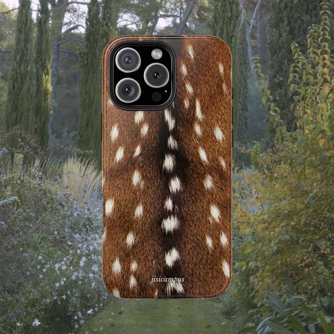 Deer Aesthetic Phone Case, Cottage Core Tough Phone Case, Forest Deer ...