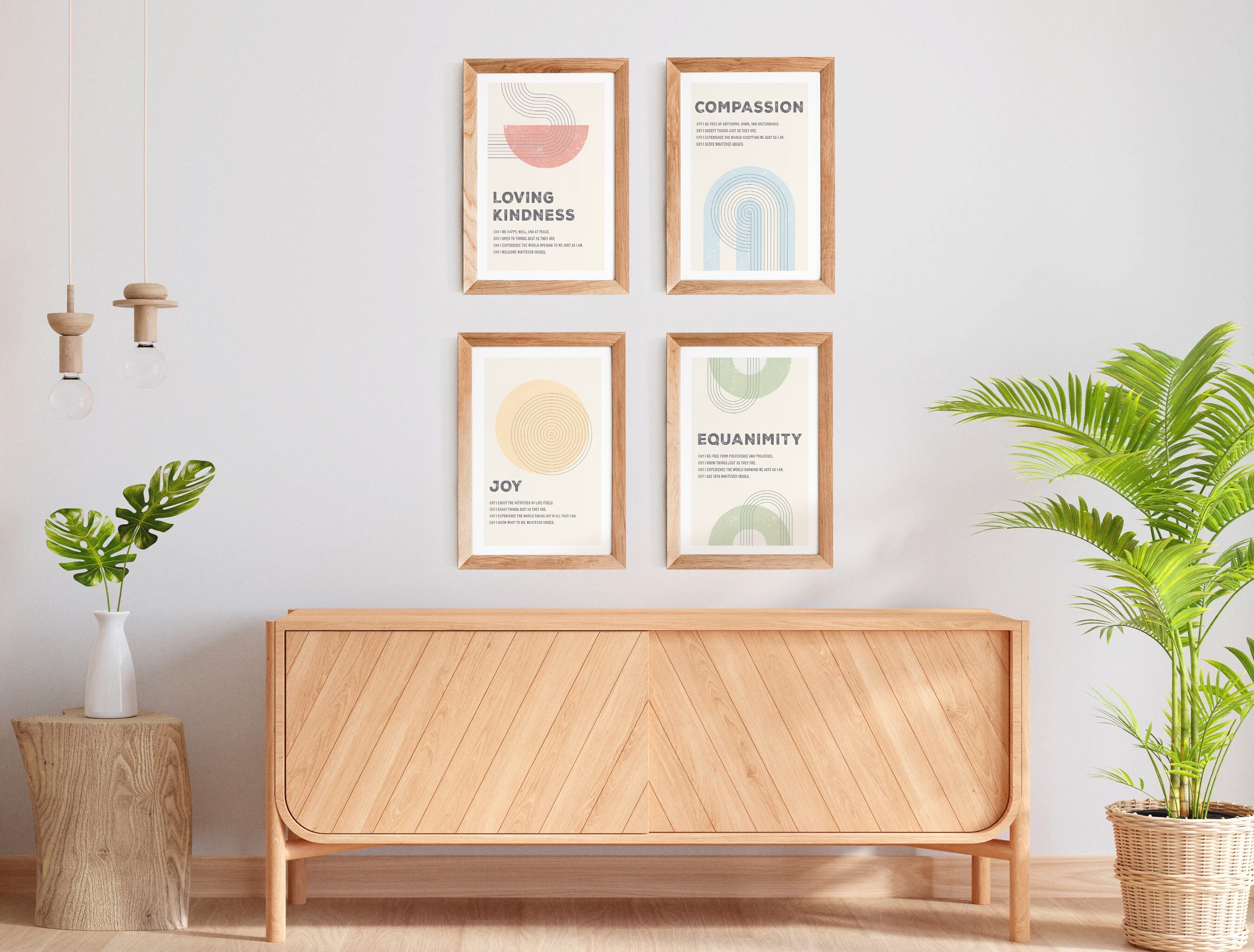 COMPASSION Wall Art Print Mindfulness Meditation Prayer - Etsy