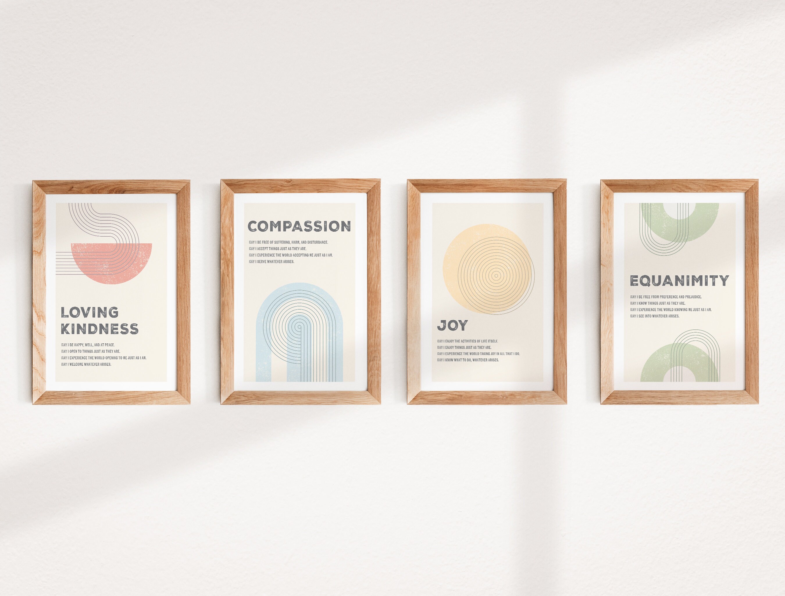 COMPASSION Wall Art Print Mindfulness Meditation Prayer - Etsy