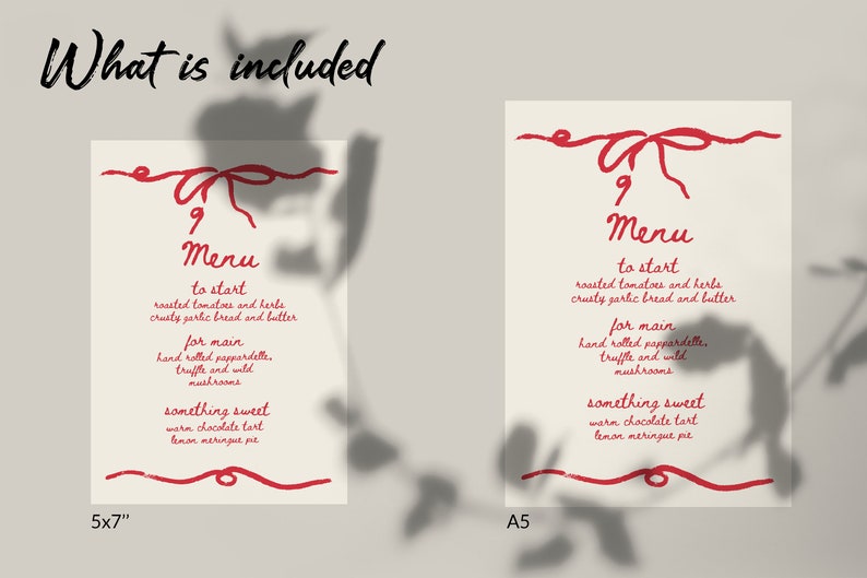 Menu | Hand Written and Drawn | Funky | Editable Template Menu| Quirky ...