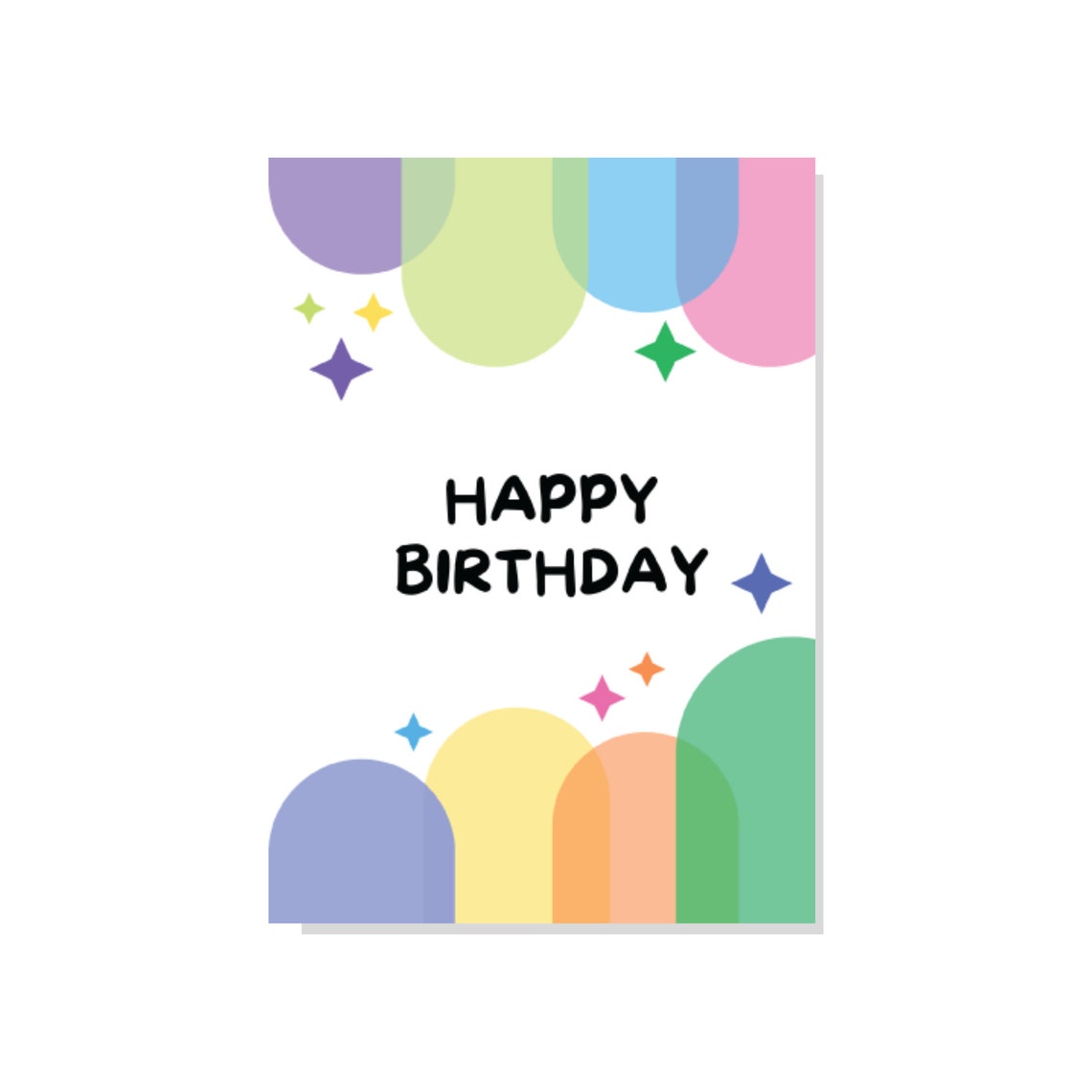 Printable Birthday Card, Happy Birthday Card, Digital Download ...