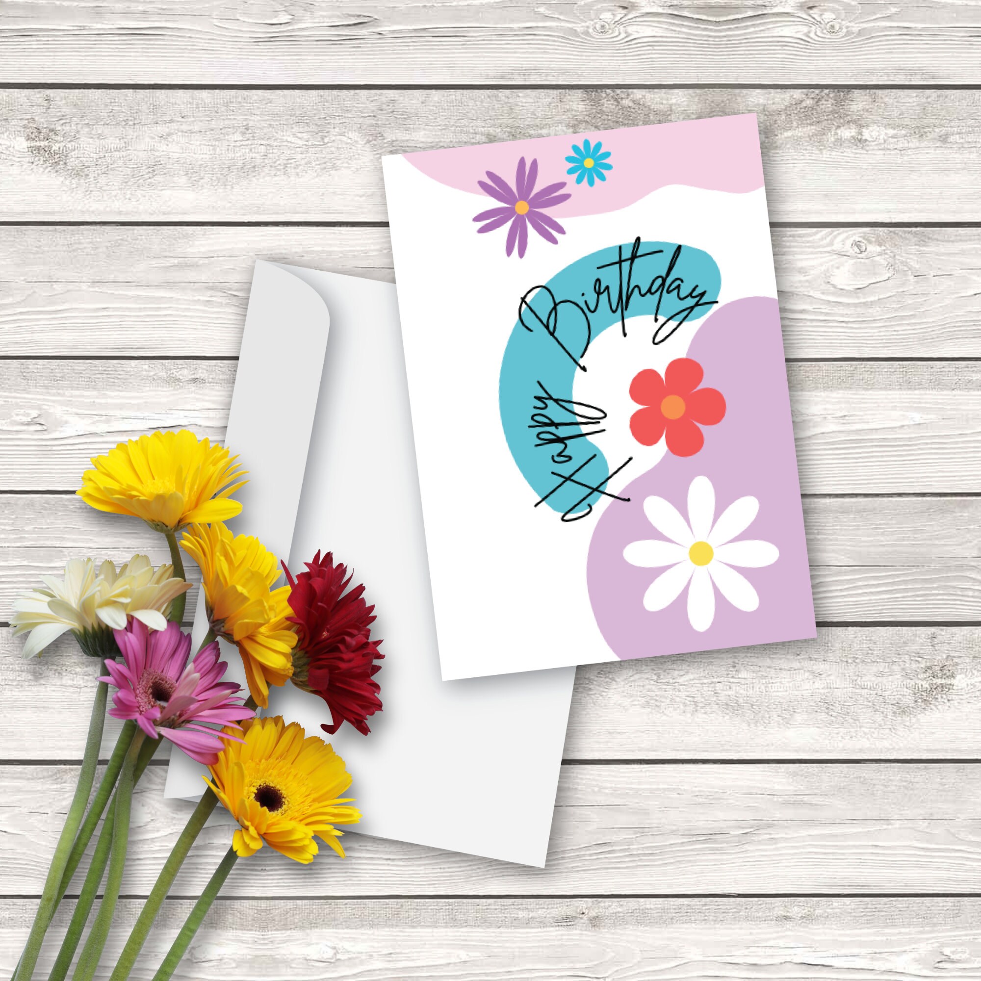 Printable Birthday Card, Birthday Card, Digital Download, Printable ...