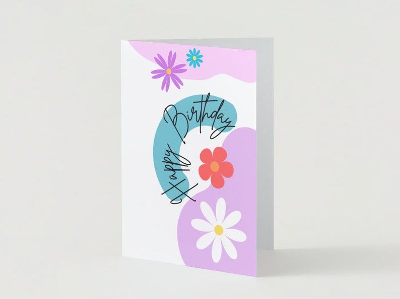 Printable Birthday Card, Birthday Card, Digital Download, Printable ...