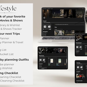 Notion Template for Men Notion Life Planner Dark Mode, All in One ...