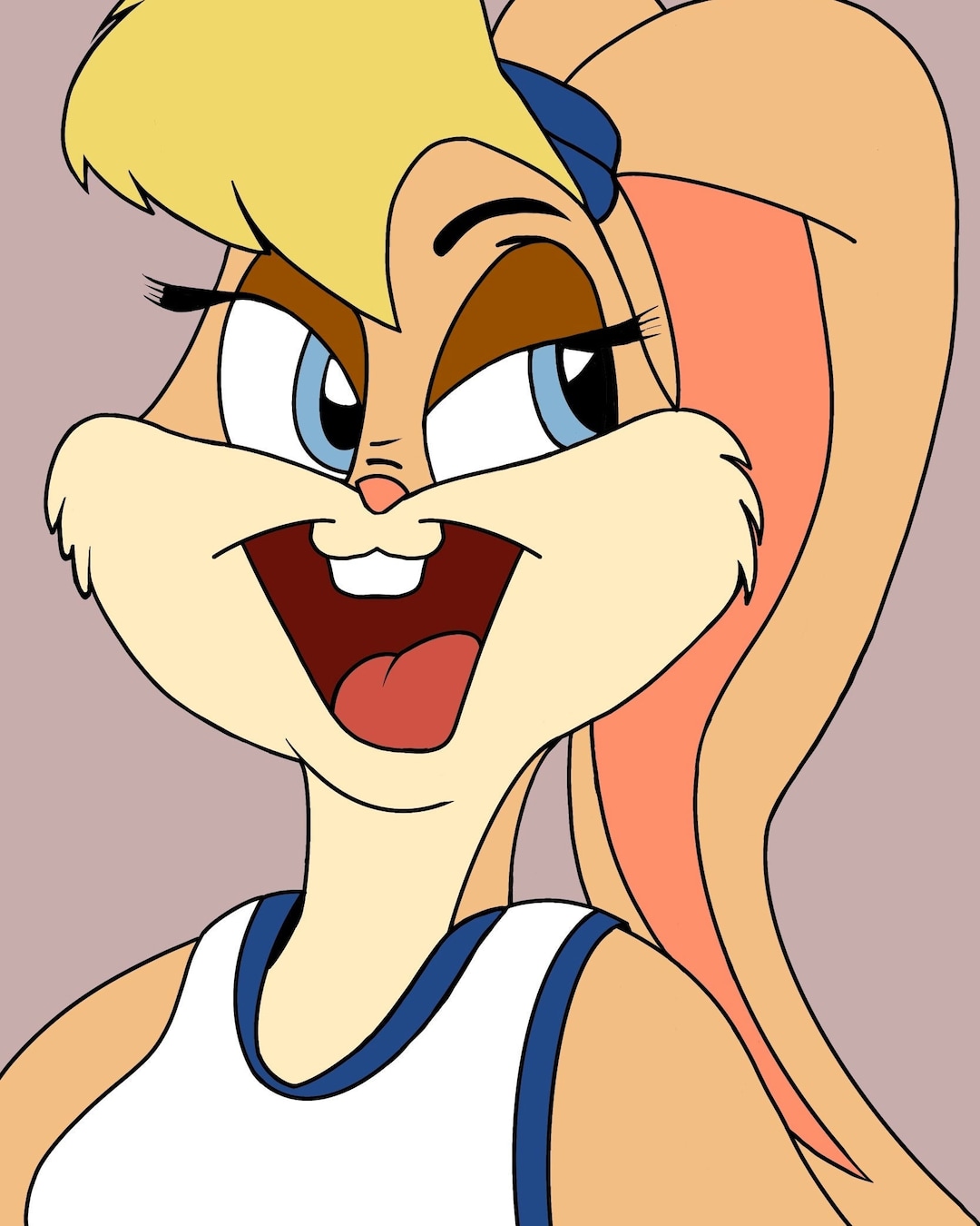 Lola Bunny Digital Art Etsy
