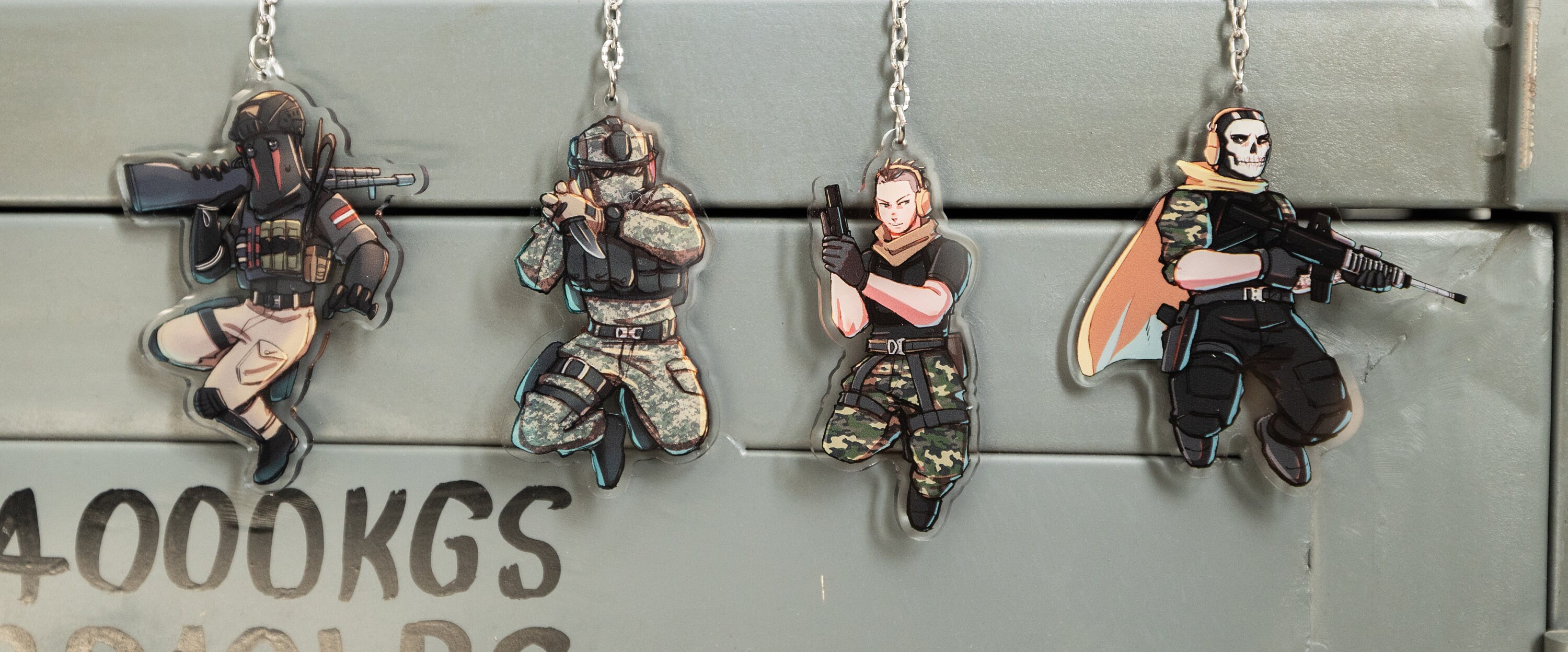 Simon ghost Riley Call of Duty Charm / Keychain - Etsy Canada